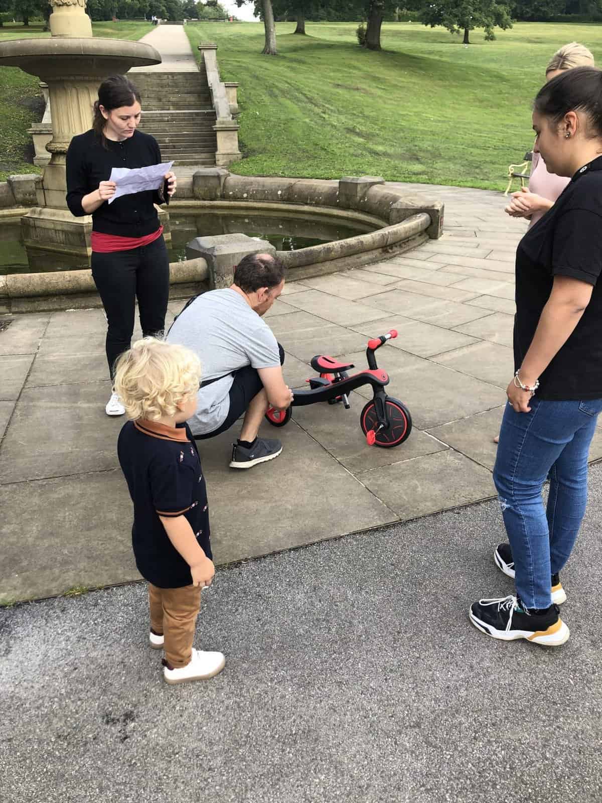 Archie models his new set of wheels – Models Direct